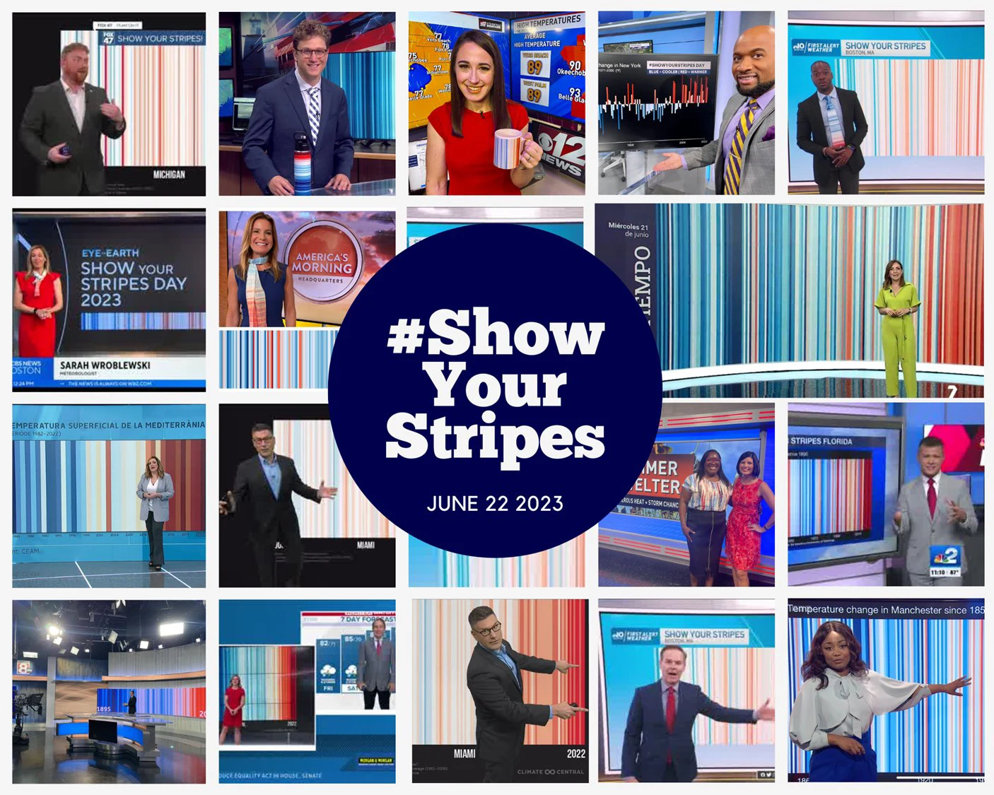 Show Your Stripes Day is Happening June 21st! | Climate Central