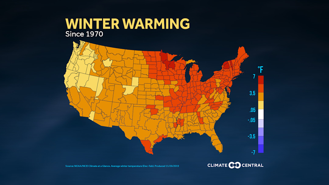 Winter Warming | Climate Central