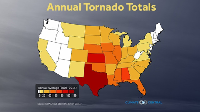 What Severe Weather Season Looks Like in 8 Seconds | Climate Central