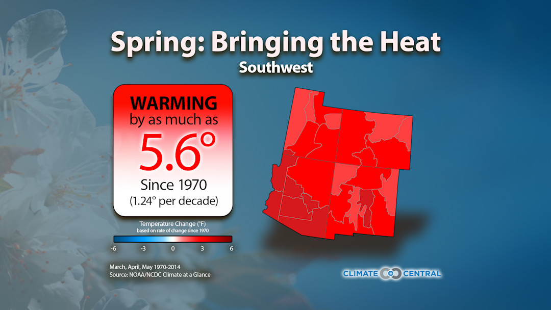 Spring Trends: Temperature & Precipitation | Climate Central