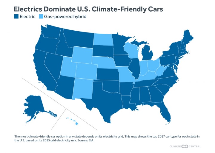 Electric Cars Becoming Popular As Grid Gets Greener | Climate Central