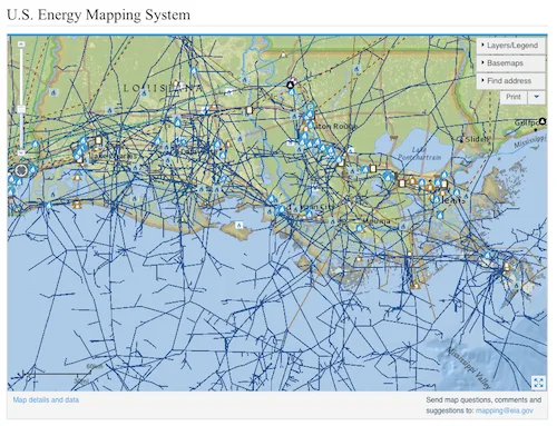 Map Shows Energy Installations In Extreme Weather's Path | Climate Central