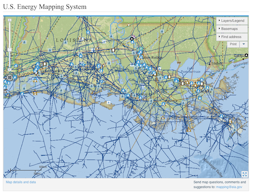 Map Shows Energy Installations In Extreme Weather's Path | Climate Central