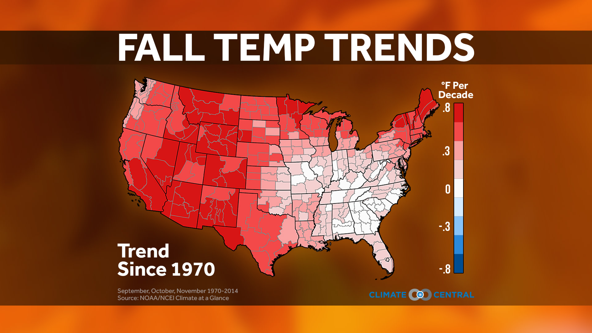 Fall Temp & Precip Trends | Climate Central