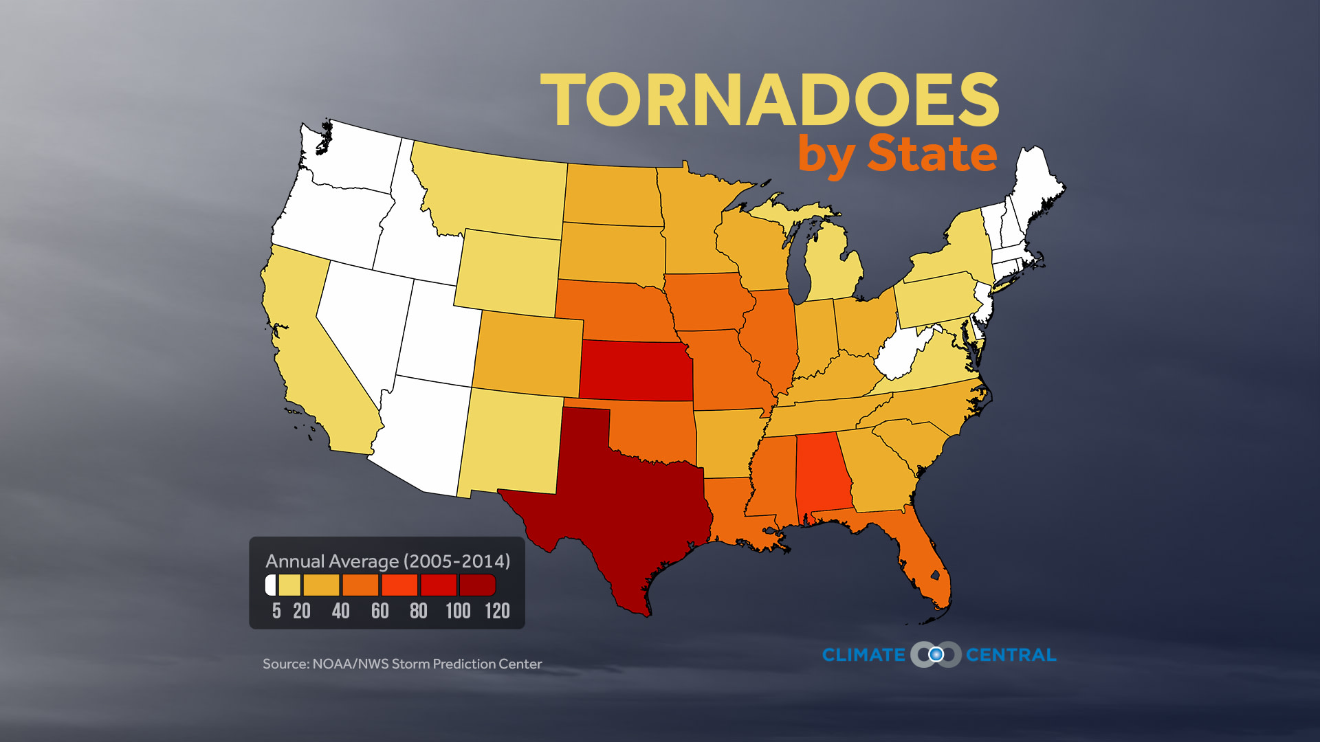 Severe Weather Climatology | Climate Central