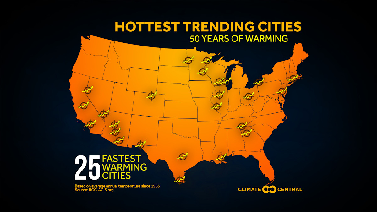 Hottest Trending Cities | Climate Central
