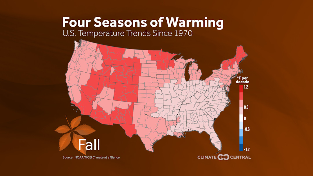Four Seasons of Warming | Climate Central