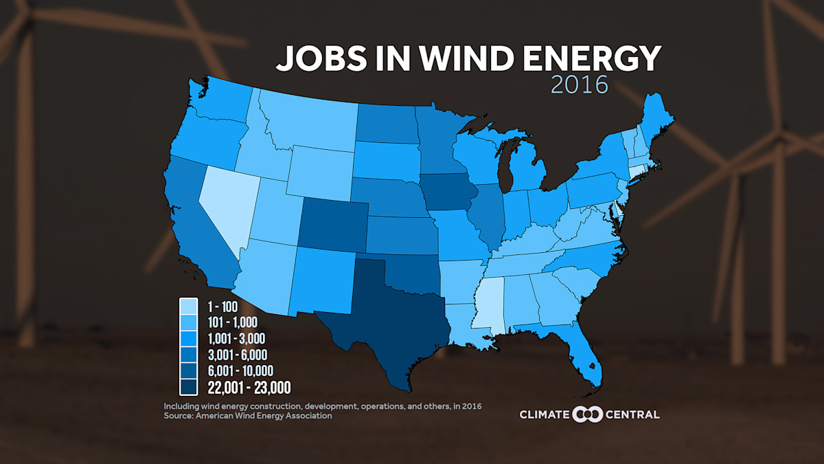 Wind Energy Potential | Climate Central
