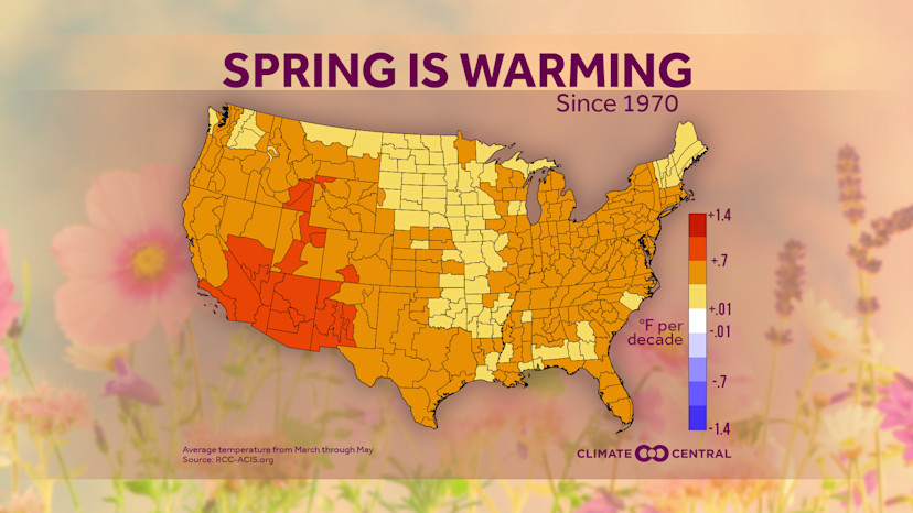 Warming Spring | Climate Central