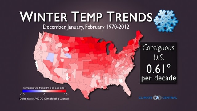 In U.S., Winters Warming but Precipitation More Nuanced | Climate Central