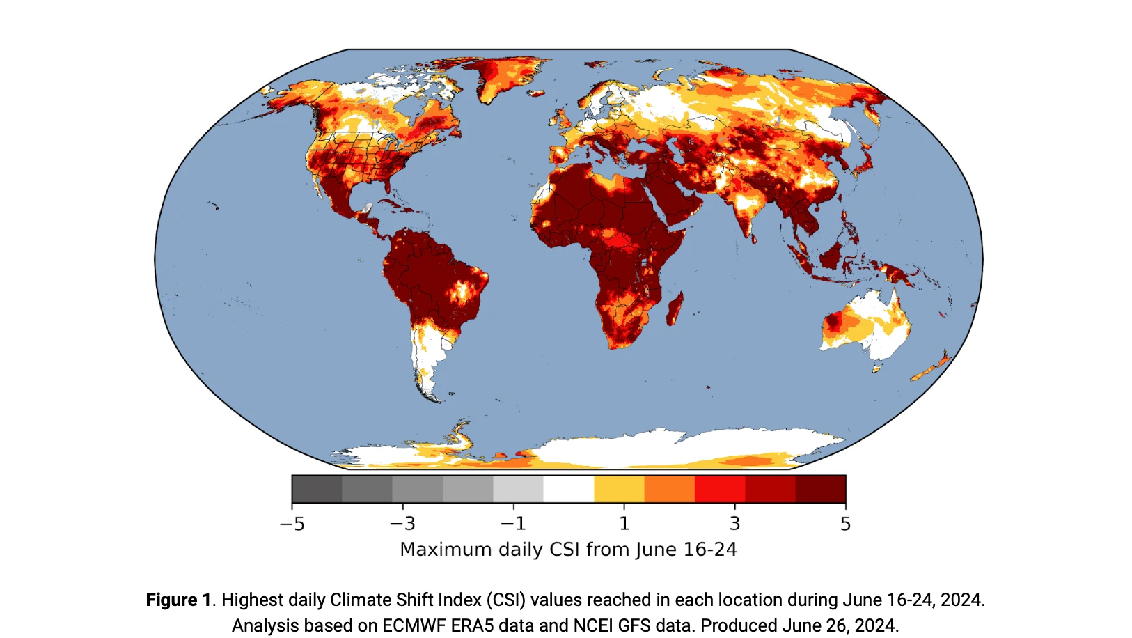Analysis: Global extreme heat in June 2024 strongly linked to climate change | Climate Central