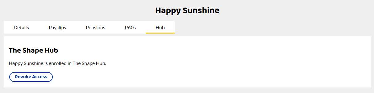 The Shape Hub - secure online employee portal - Shape Payroll