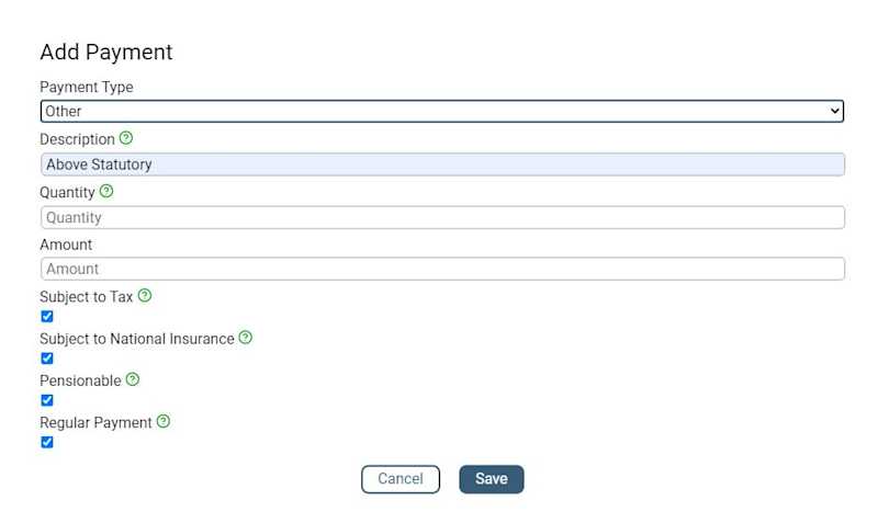 Statutory Payments | Shape Payroll