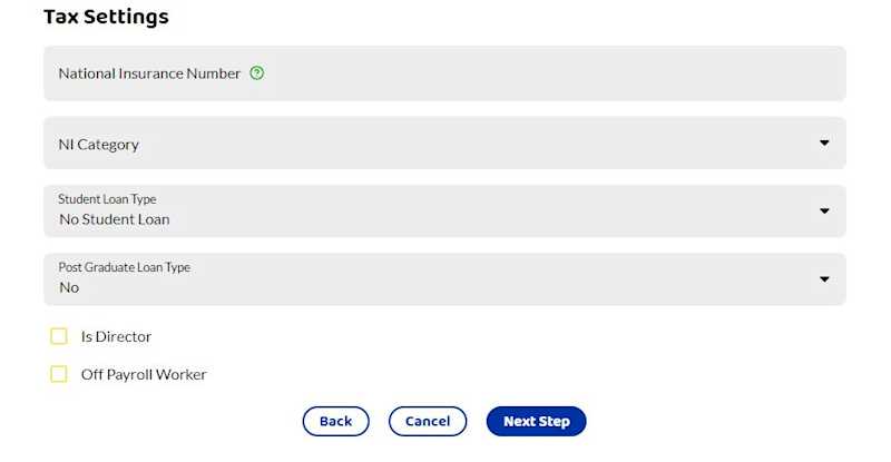 Shape Employee Starter Wizard - Shape Payroll