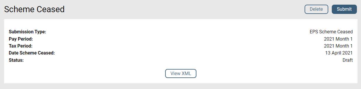 Scheme Ceased | Shape Payroll