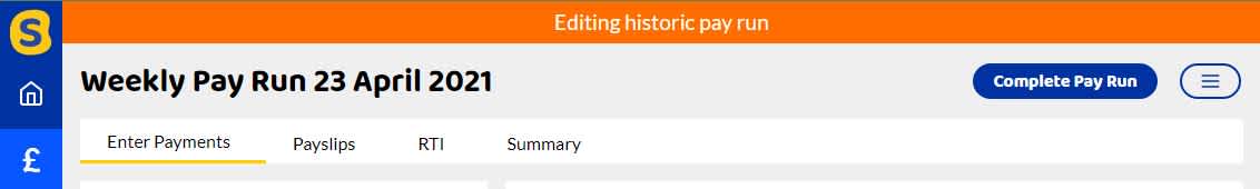 Sending a correction to HMRC with an additional FPS - Shape Payroll