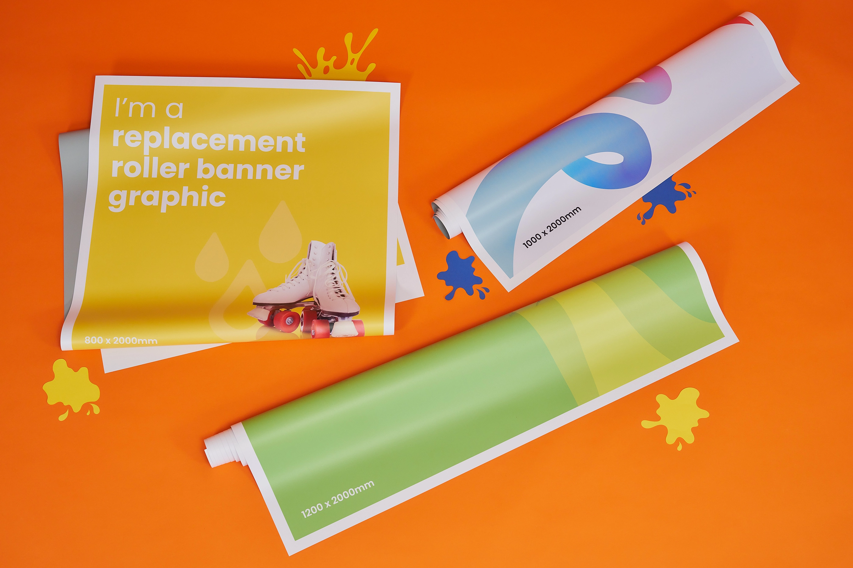 Replacement Graphics for Roller Banners | WTTB