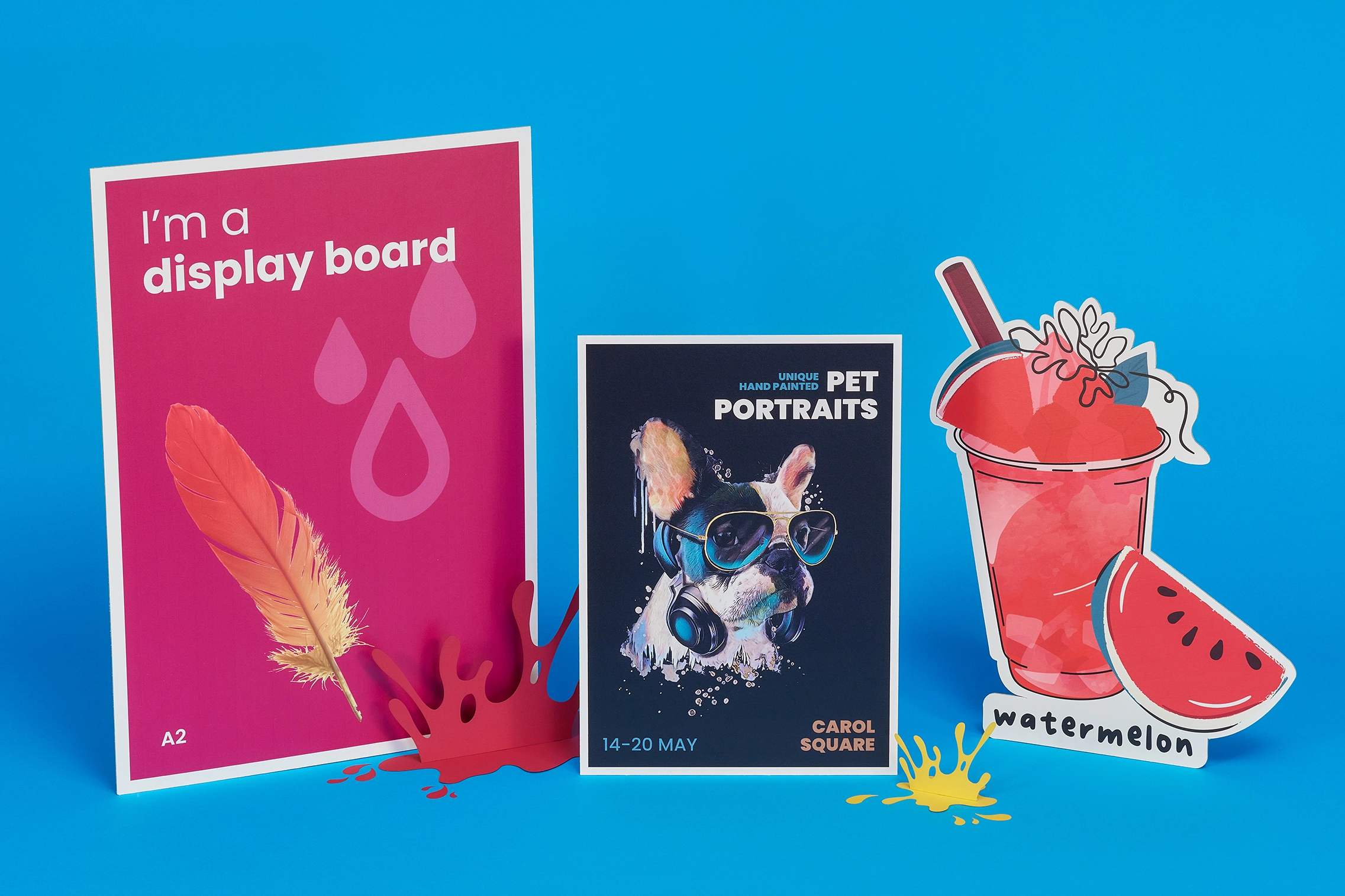 Rigid Media Display Boards & Printing | WTTB