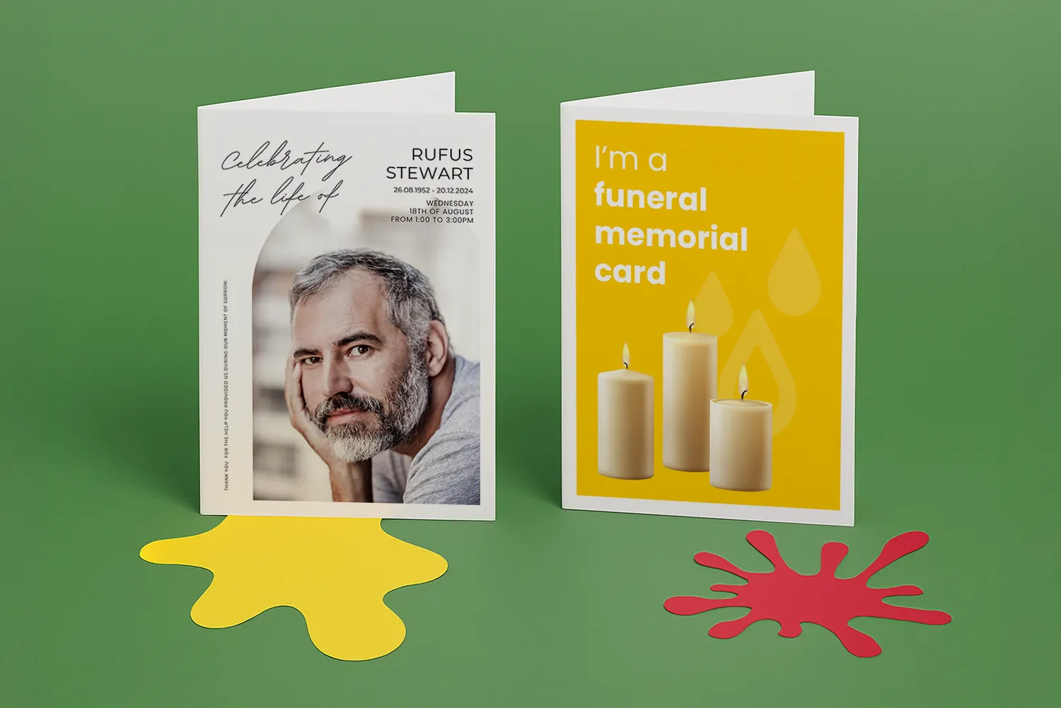 Funeral Memorial Cards | Funeral Cards | WTTB