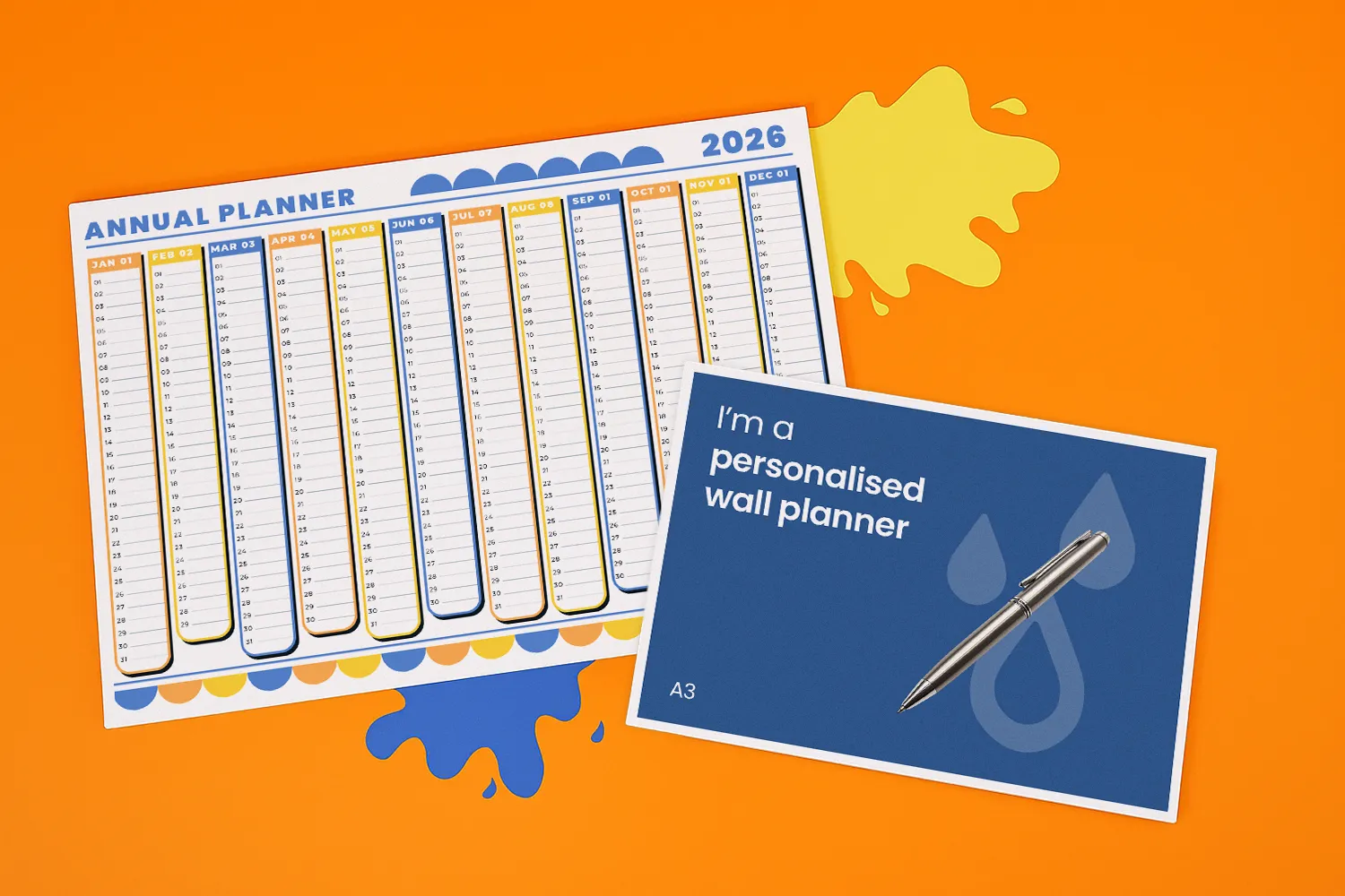 Personalised Wall Planners & Calendars | WTTB