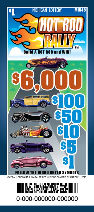 Hot Rod Rally - Michigan Lottery