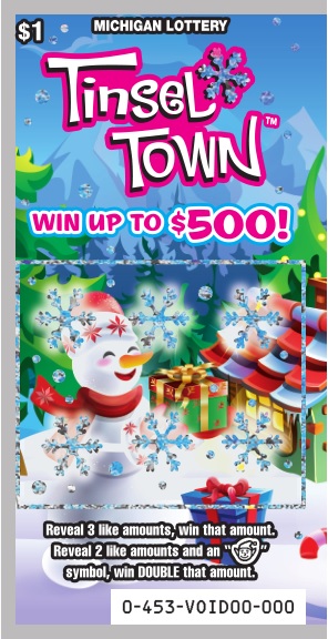 Tinsel Town - In-Store Instant Game | Michigan Lottery