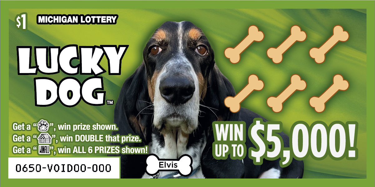 Lucky Dog - In-store Instant Game | Michigan Lottery