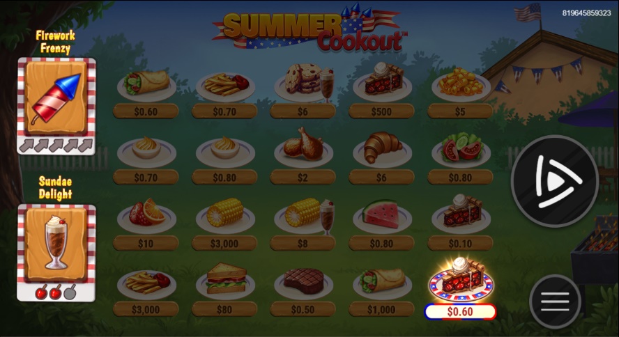 Summer Cookout - Online Instant Game | Michigan Lottery