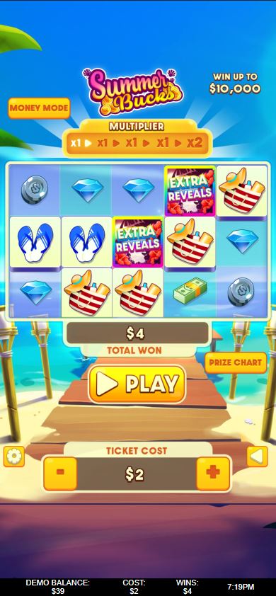 Summer Bucks - Online Game | Michigan Lottery