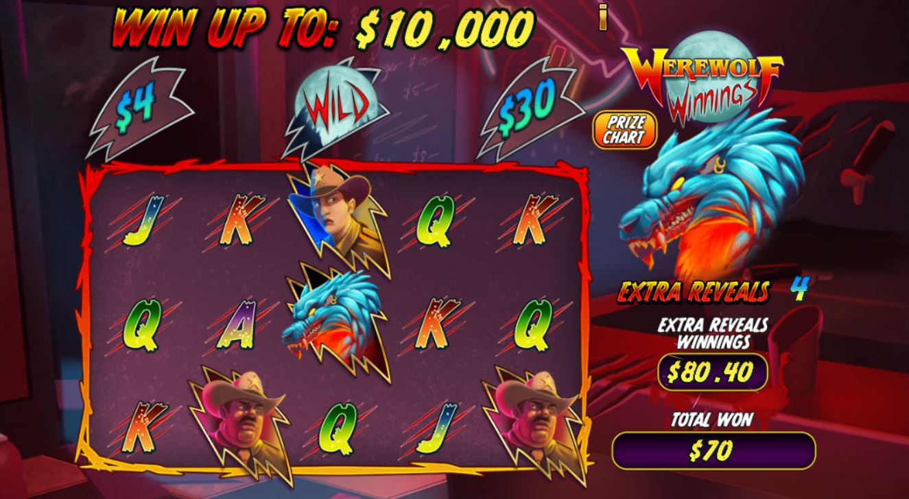 Werewolf Winnings - Online Game | Michigan Lottery