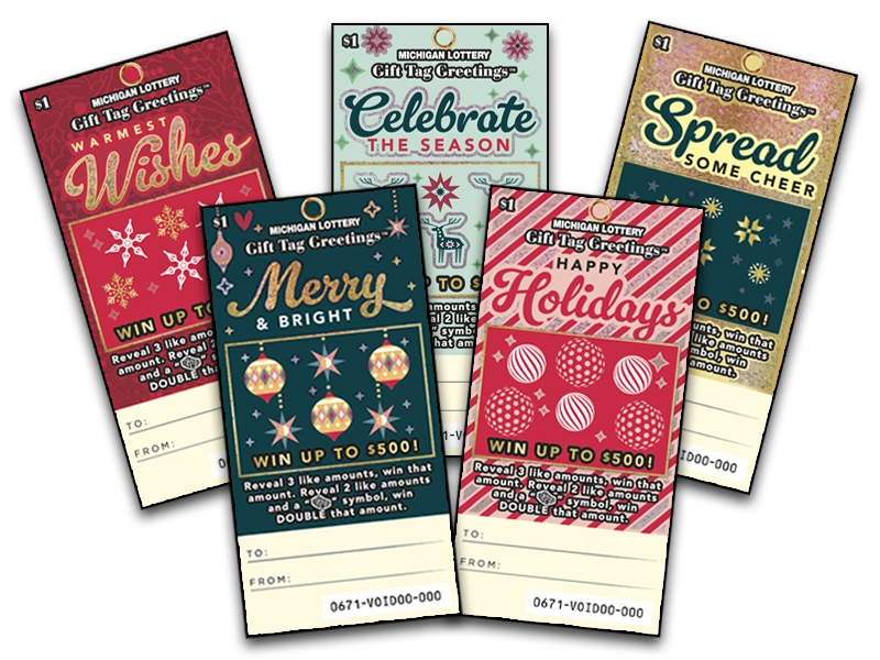Gift Tag Greetings - In-store Instant Game | Michigan Lottery