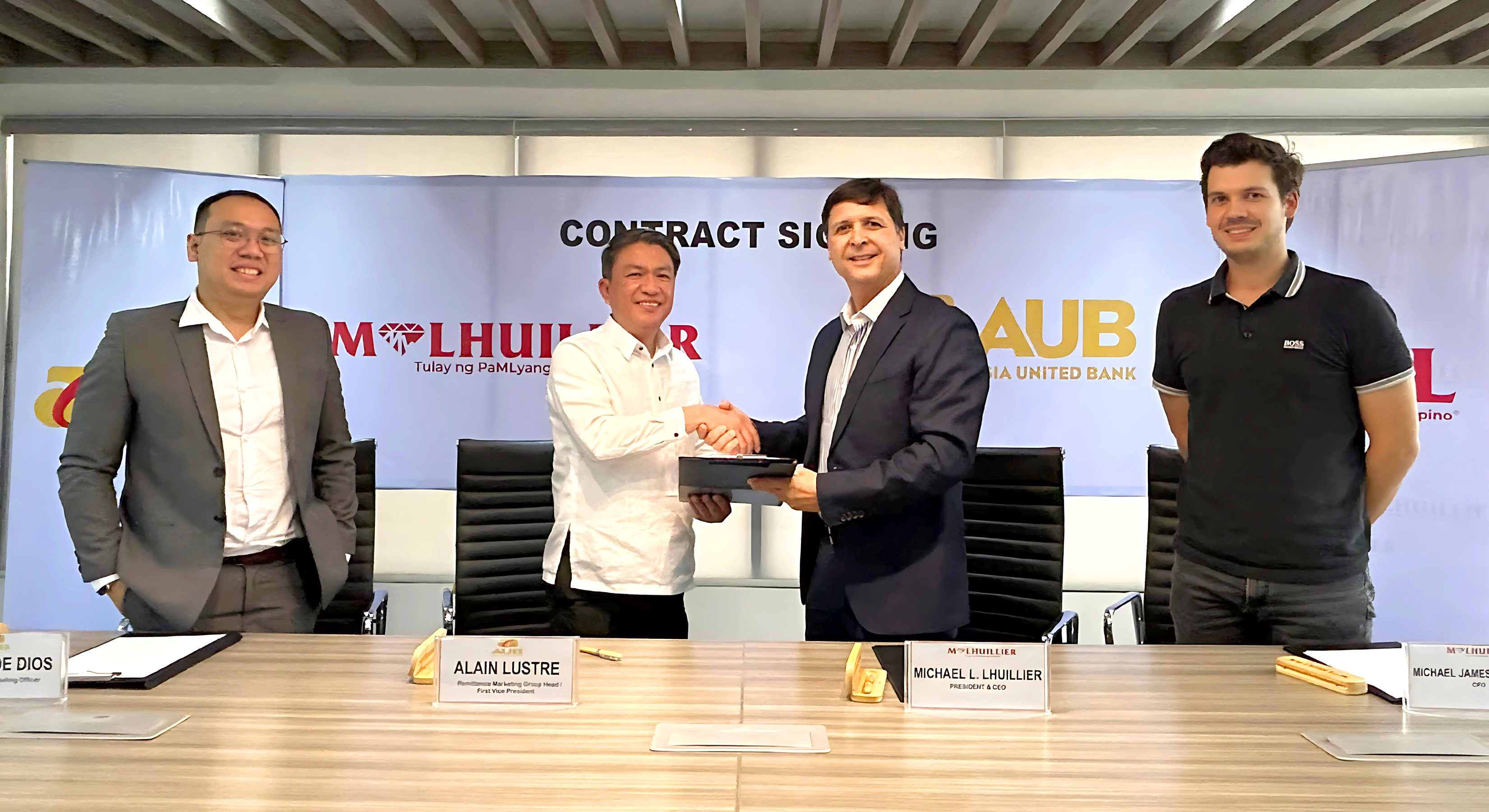 M Lhuillier & AUB Form Strategic Alliance to Boost Services | M ...