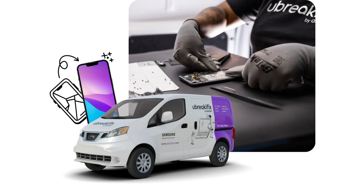 Phone screen repair at your doorstep | uBreakiFix by Asurion
