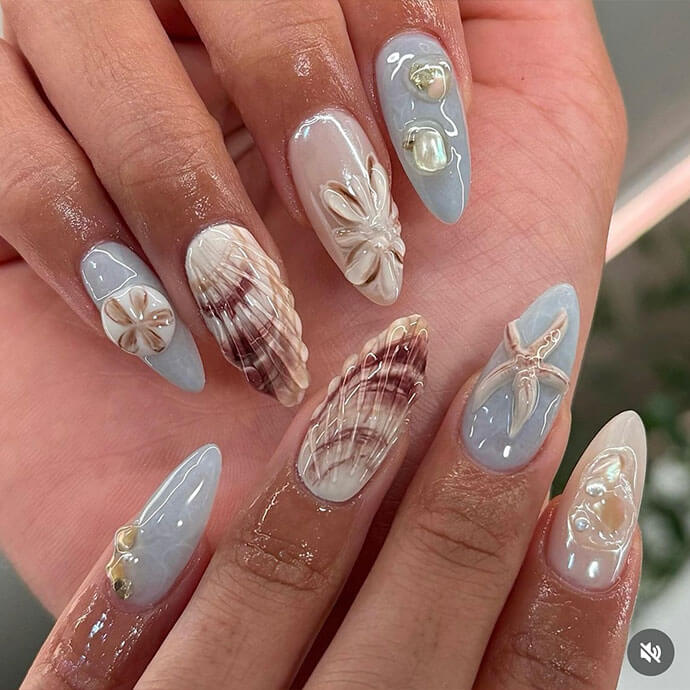 10 Stunning Sea-Inspired Nails for Your Next Beachy Mani | IPSY
