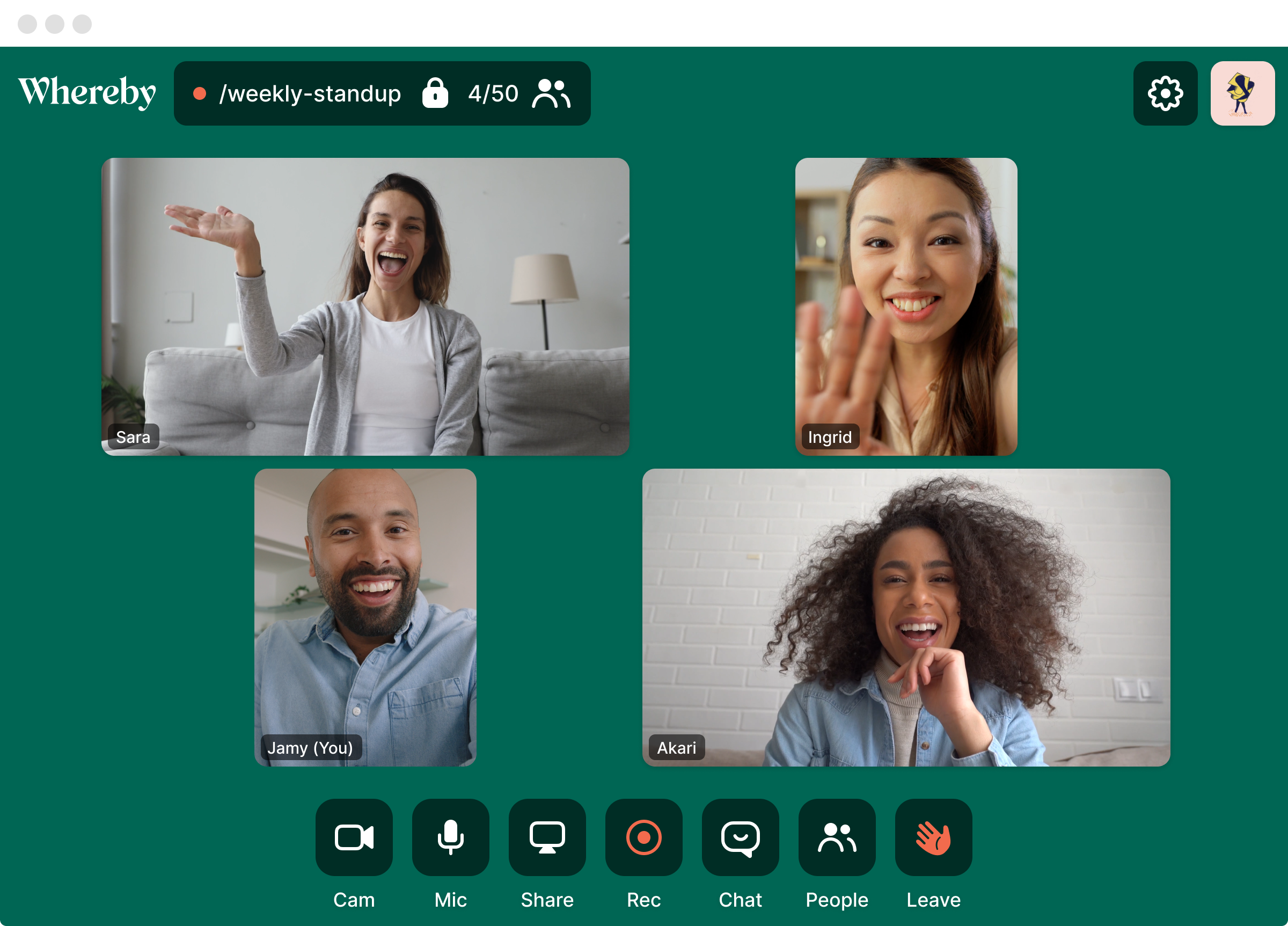 How to small talk in an online meeting | Whereby