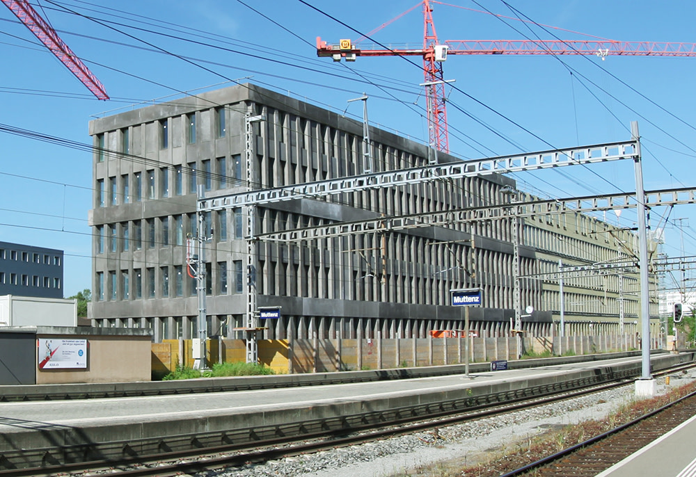 Betonvielfalt und präzise Montage in Perfektion: Justizgebäude Muttenz ...