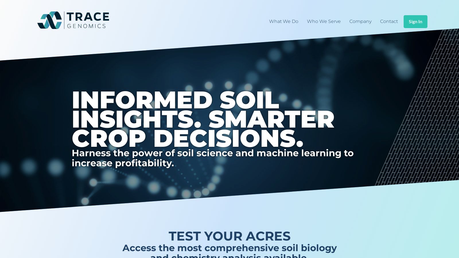 Trace Genomics | SUNRYSE