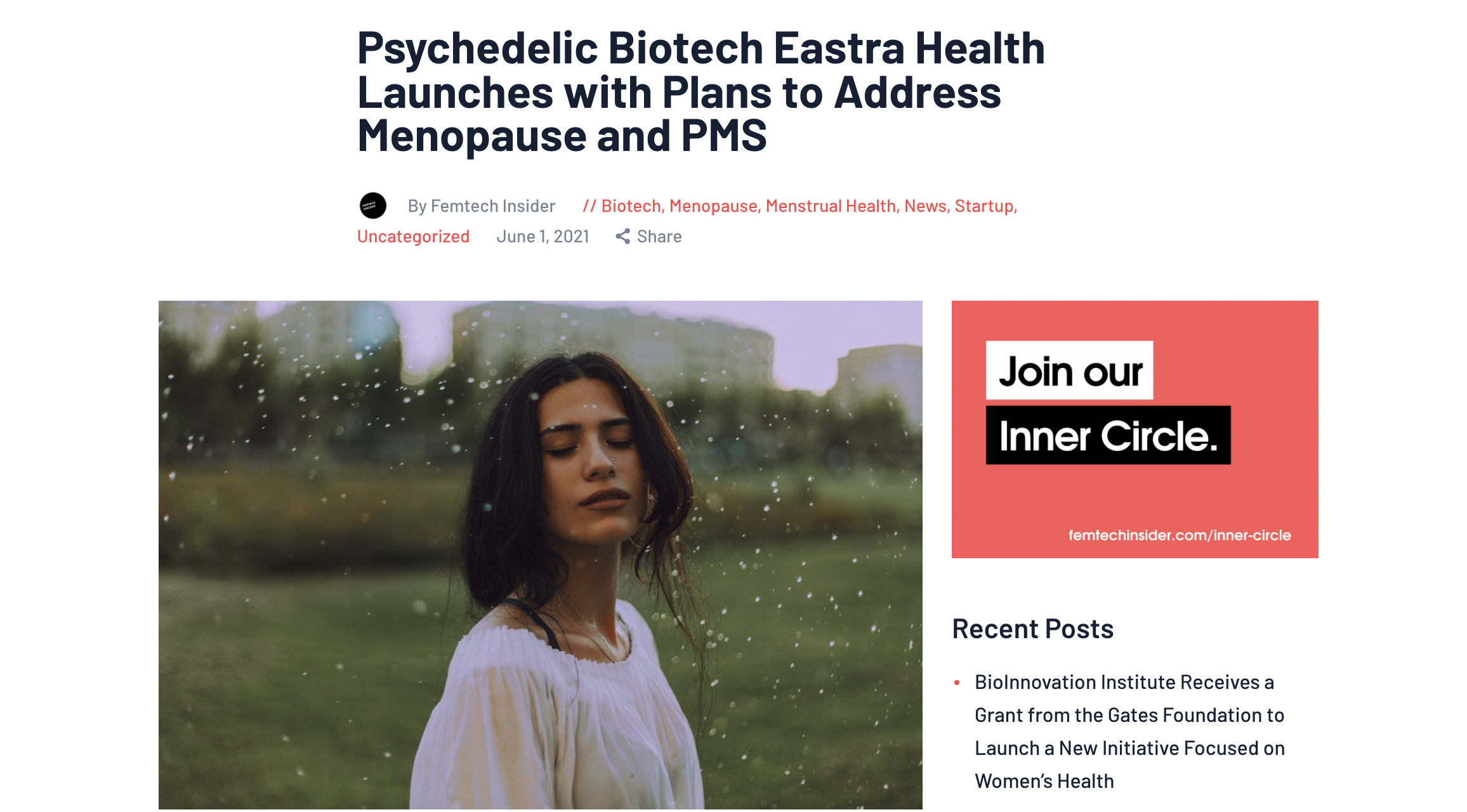 Femtech Insider CEO独占インタビュー：これからのフェムテック業界とスタートアップ | SUNRYSE MAG