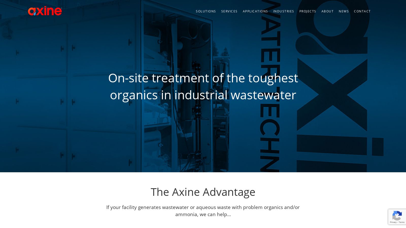 Axine Water Techonologies | SUNRYSE