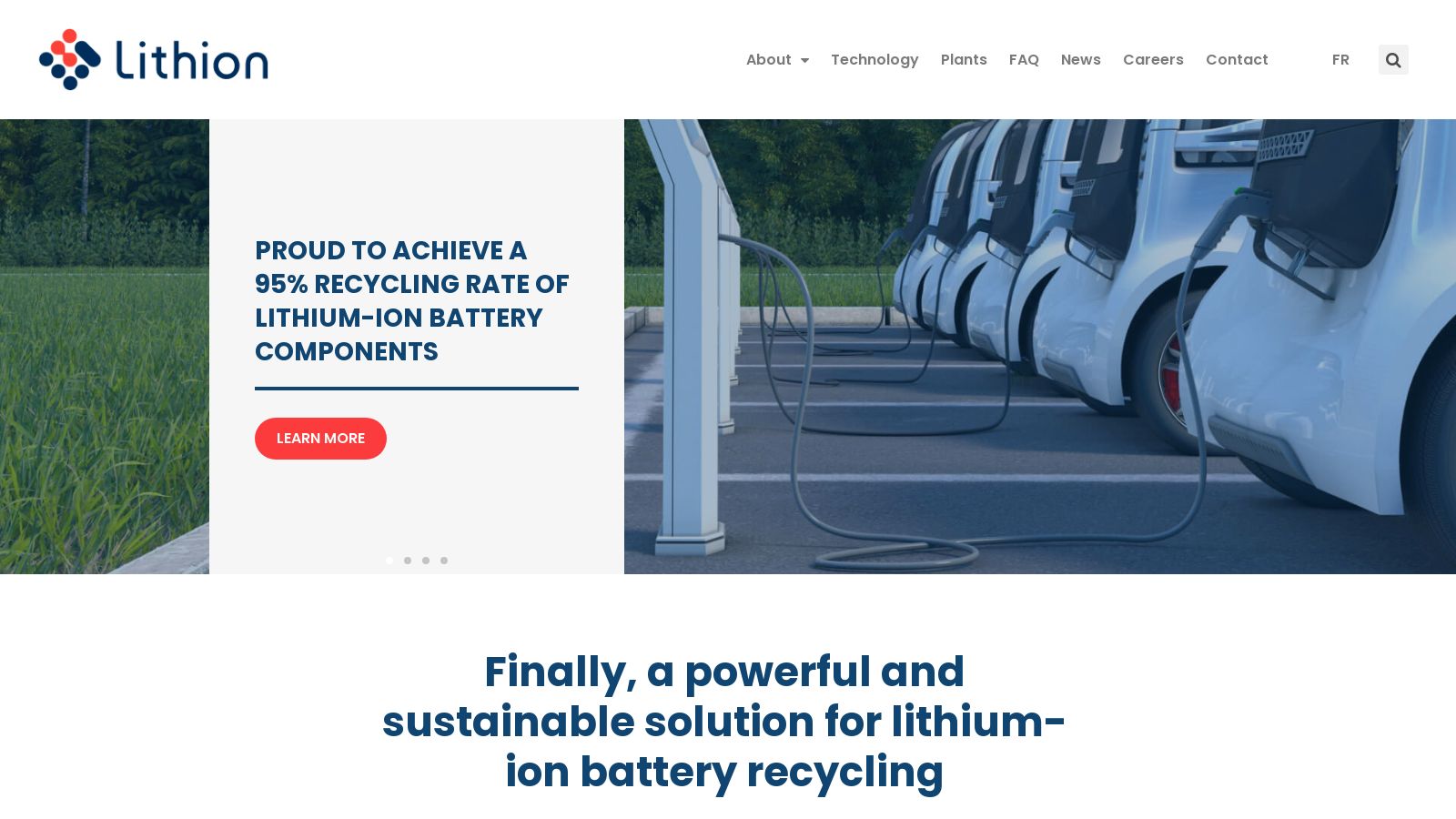 Lithion Recycling | SUNRYSE