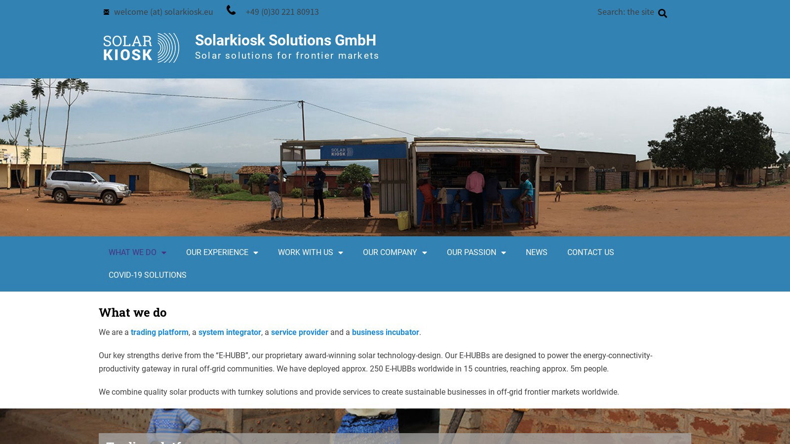 Solarkiosk | SUNRYSE