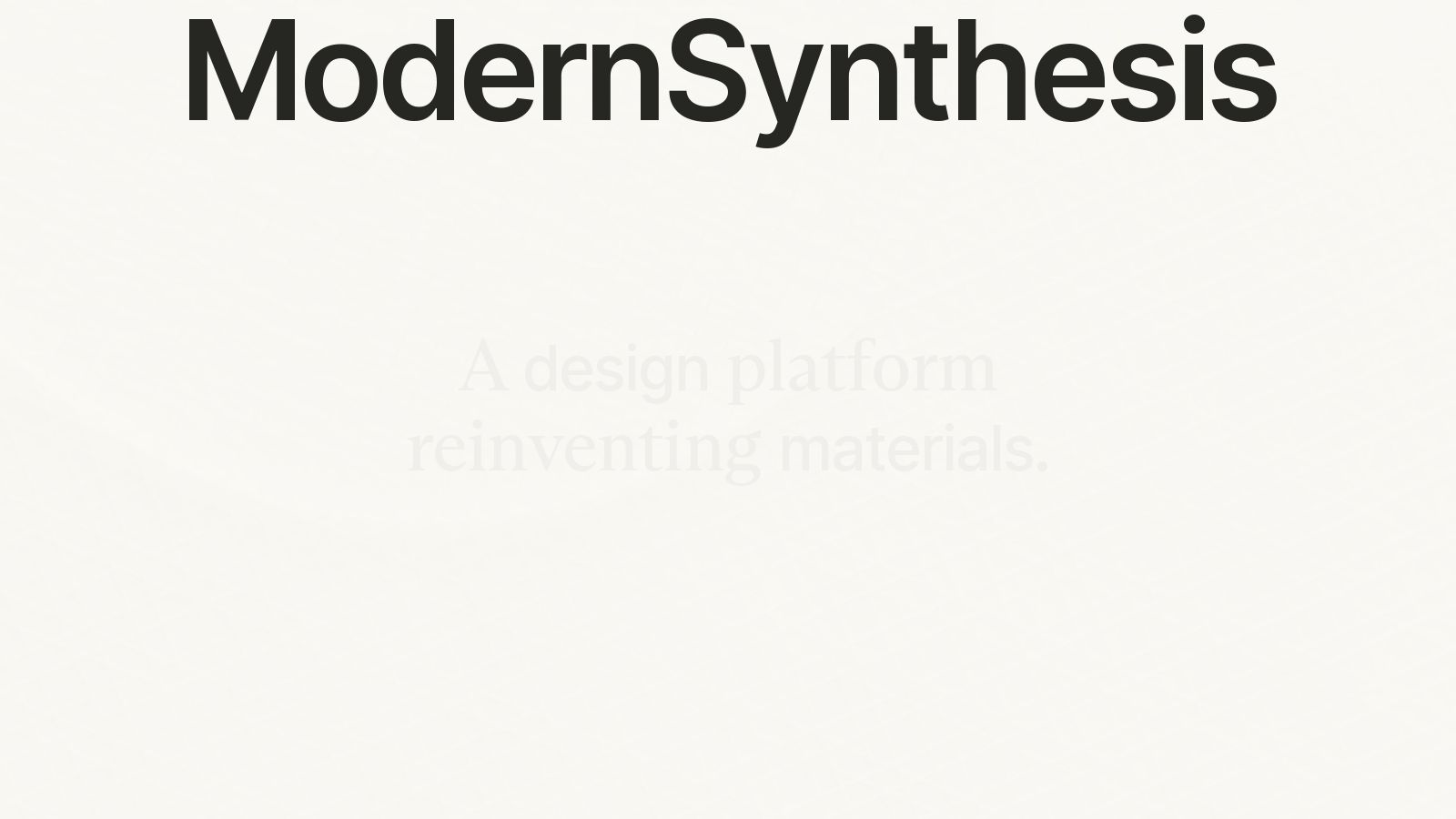 Modern Synthesis | SUNRYSE