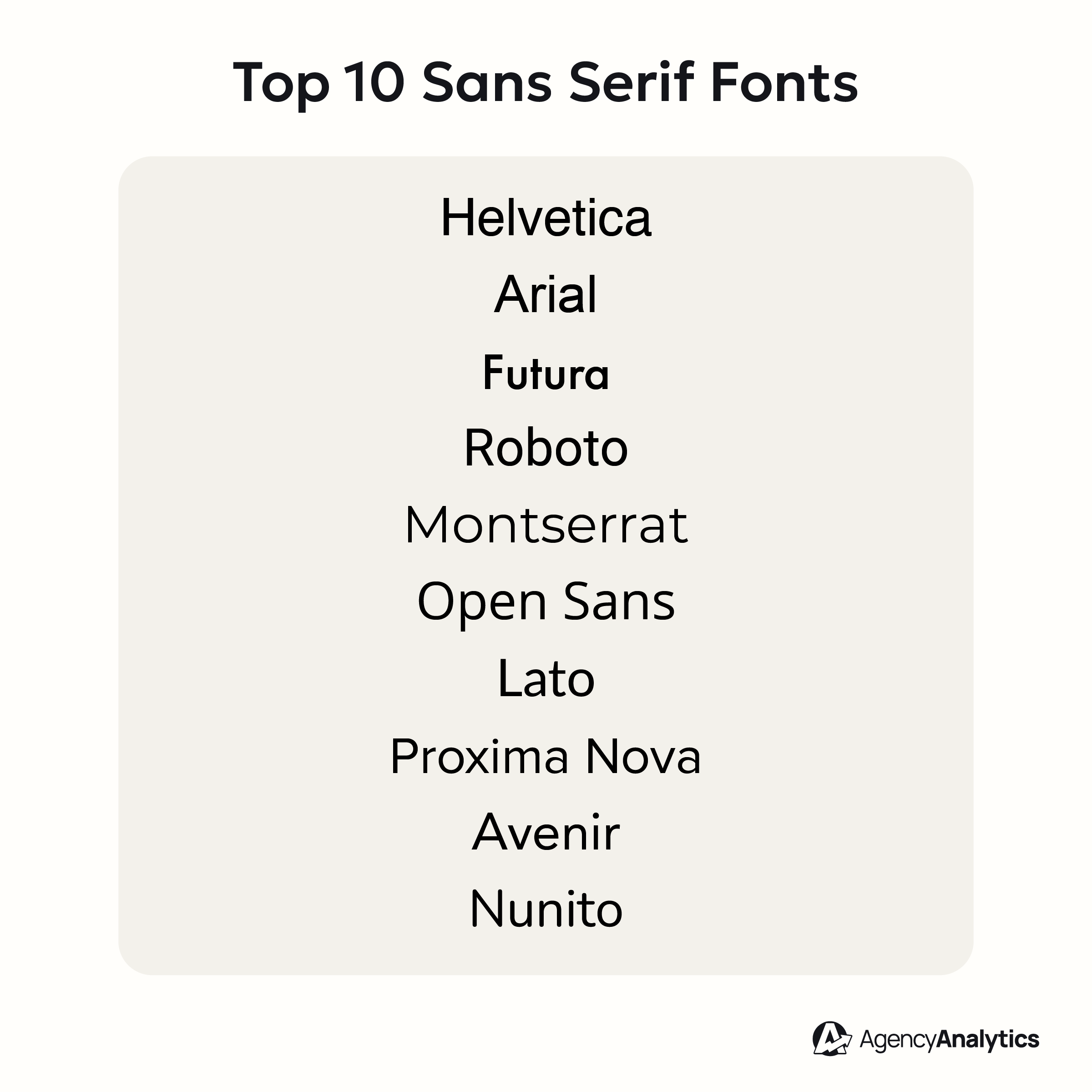 Top 10 Cool Fonts