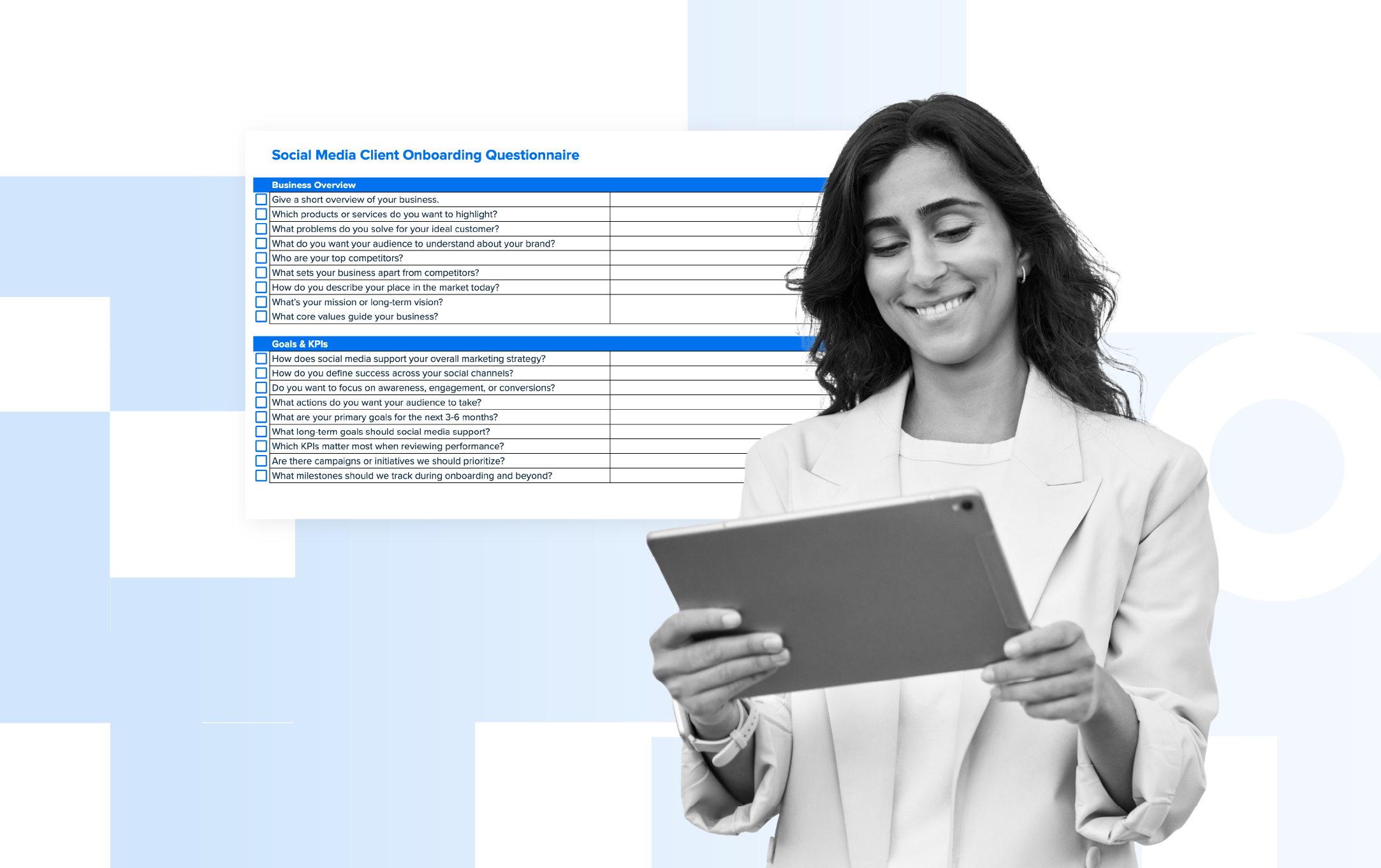 Social Media Client Onboarding Questionnaire (+ FREE Template ...