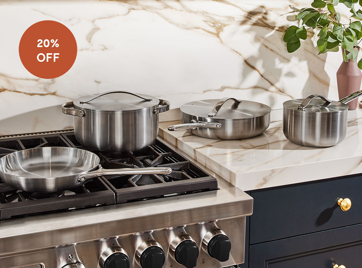 Ceramic Non-Stick Cookware: Non-Toxic Pots and Pans | Caraway