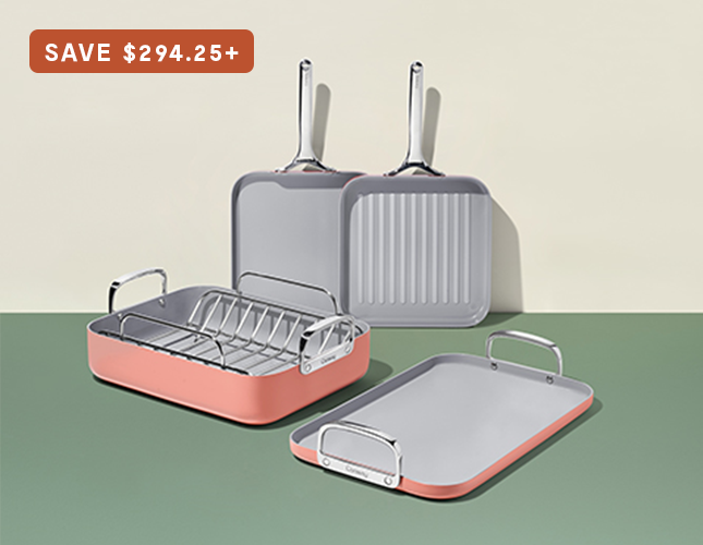 Squareware Set | 4-Piece Square Cookware | Caraway