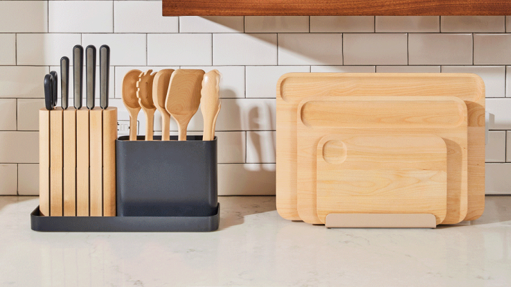 Prep & Boards Set | Non-toxic Knife, Utensil & Cutting Boards | Caraway