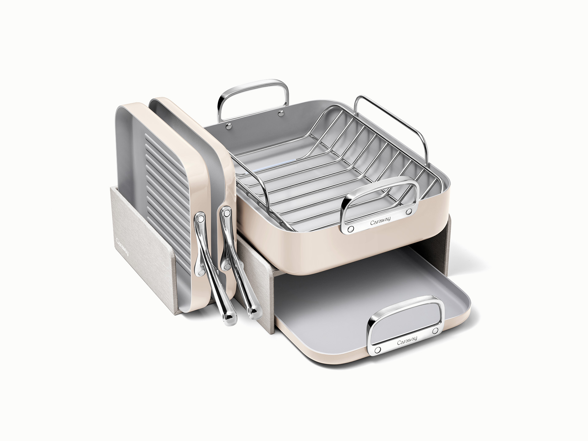 Squareware Set | 7-Piece Square Cookware | Caraway