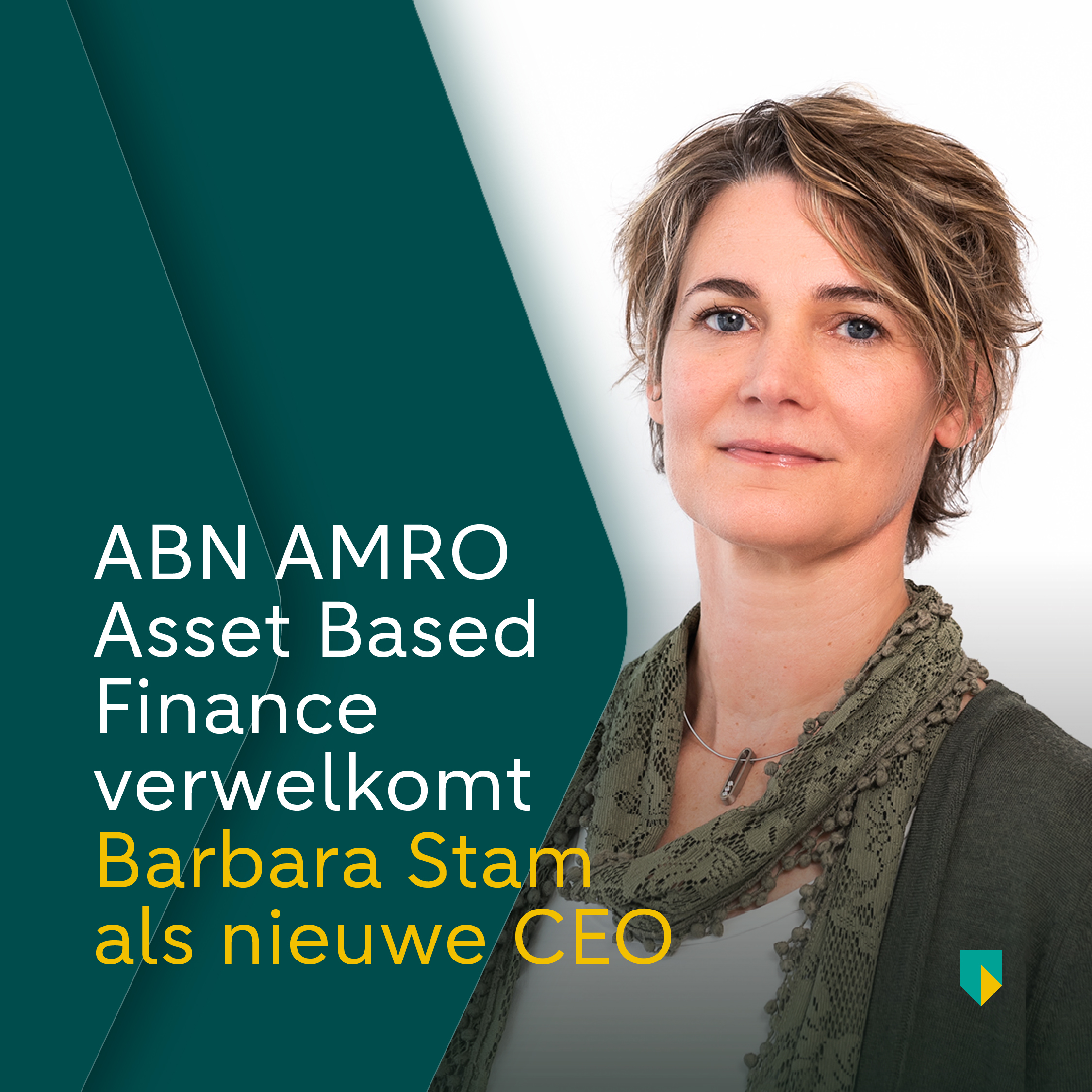Barbara Stam benoemd als CEO van ABN AMRO Asset Based Finance | ABN AMRO