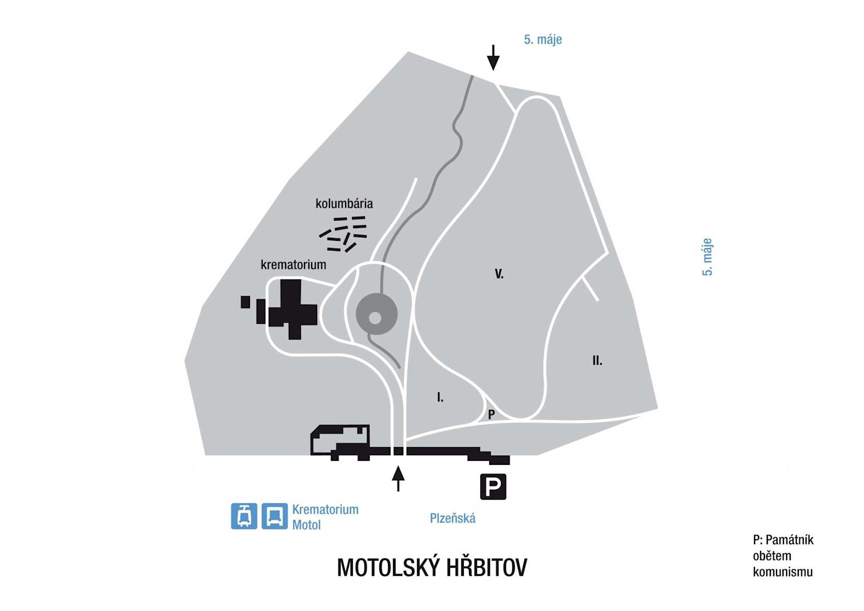 Krematorium Motol: Pohřby, otevírací doba, květinářství a další